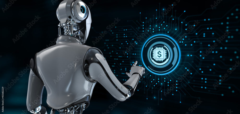 Fintech financial technology online payment digital economy concept ...