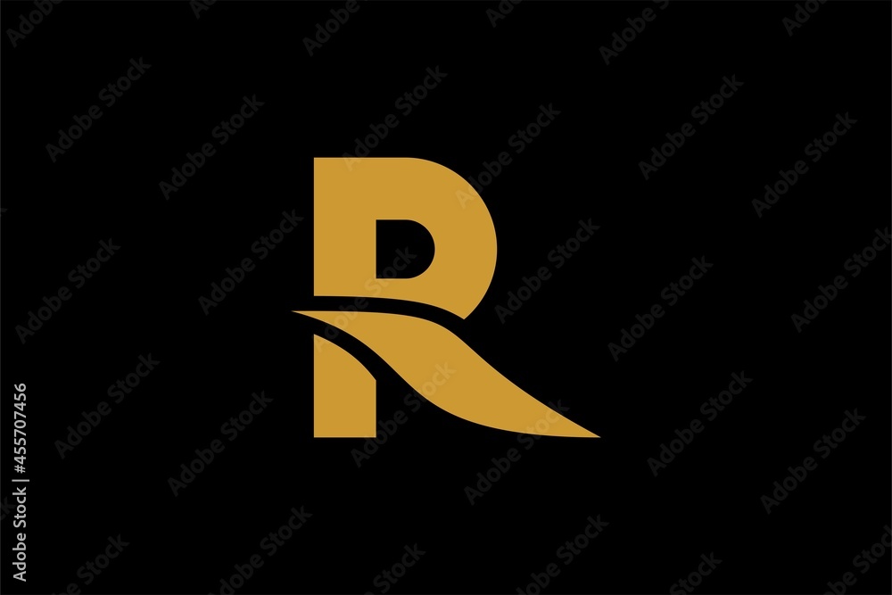 Letter R logo design vector. Technology logo design. Stock Vector ...