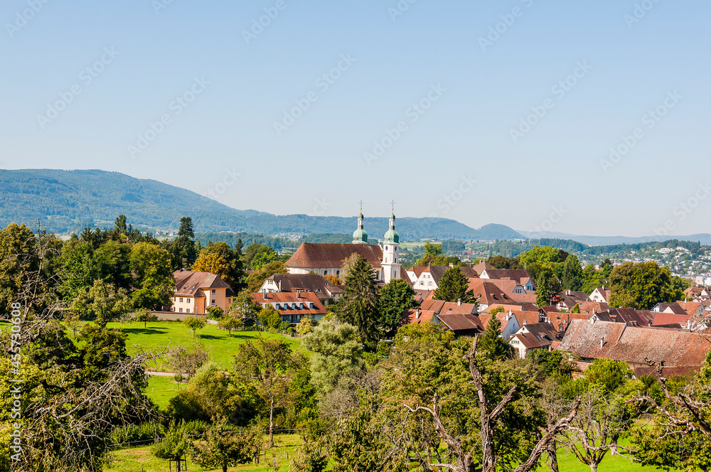 Arlesheim, Arlesheimer Dom, Dom, Domkirche, Dorfplatz, Dorf ...