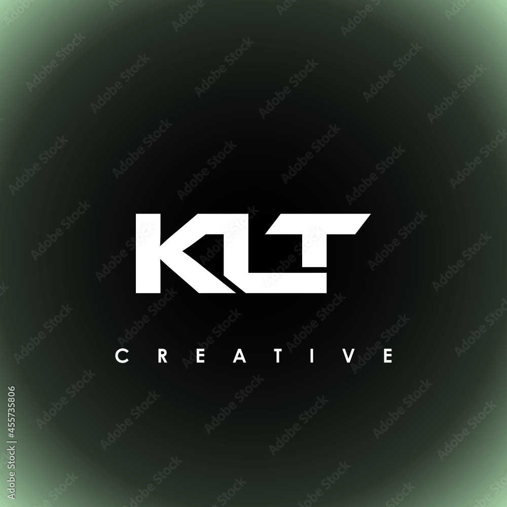 KLT Letter Initial Logo Design Template Vector Illustration Stock ...