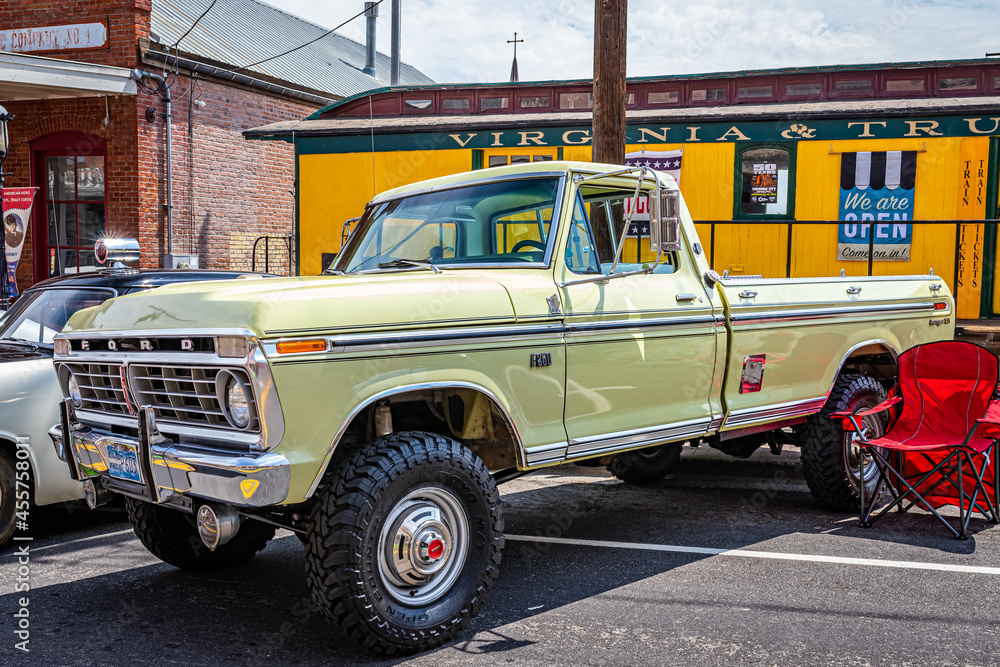 1975 Ford F250 Ranger XLT Pickup Truck Stock Photo | Adobe Stock
