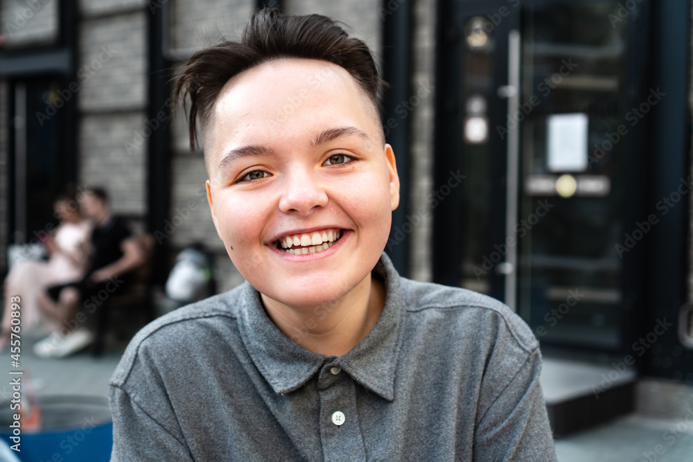 Gen z girl portrait Stock Photo | Adobe Stock