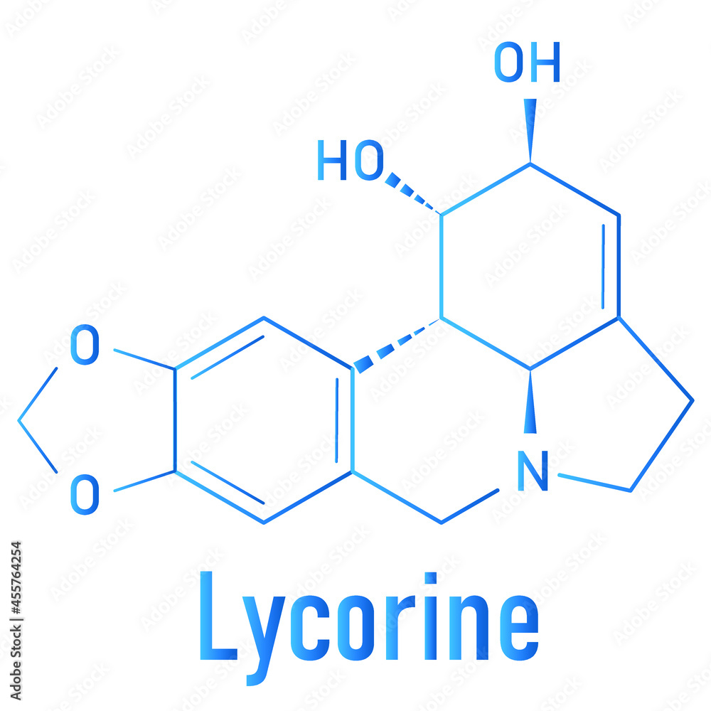Lycorine alkaloid molecule. Found in Amaryllidaceae plants, including ...