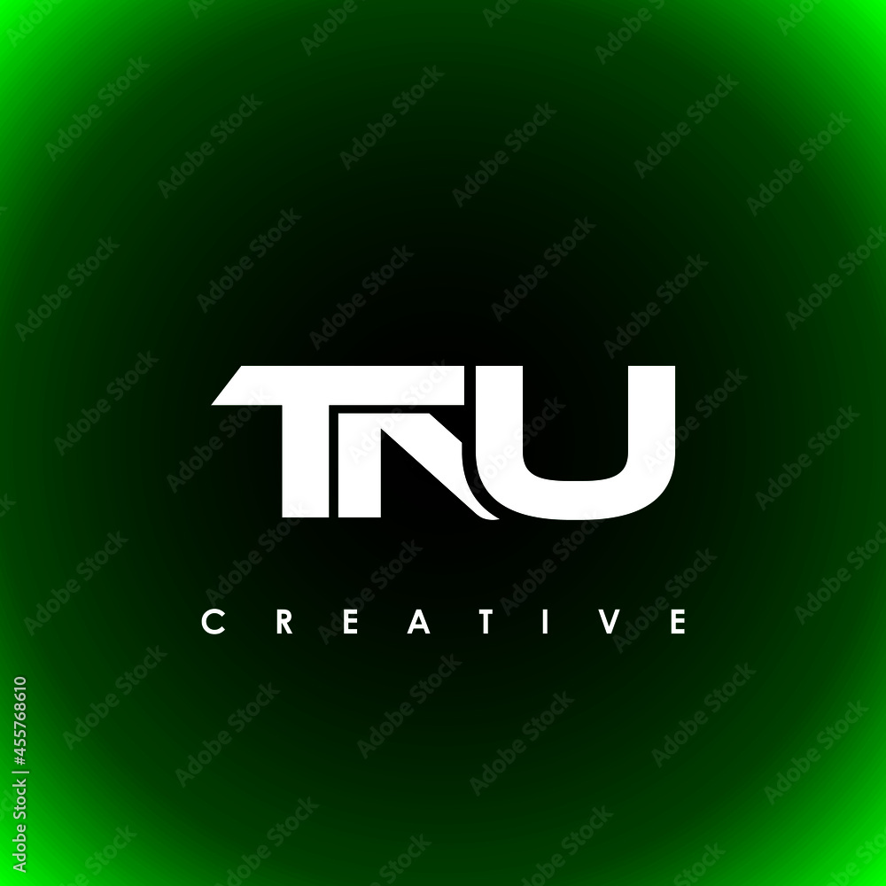 TNU Letter Initial Logo Design Template Vector Illustration Stock ...