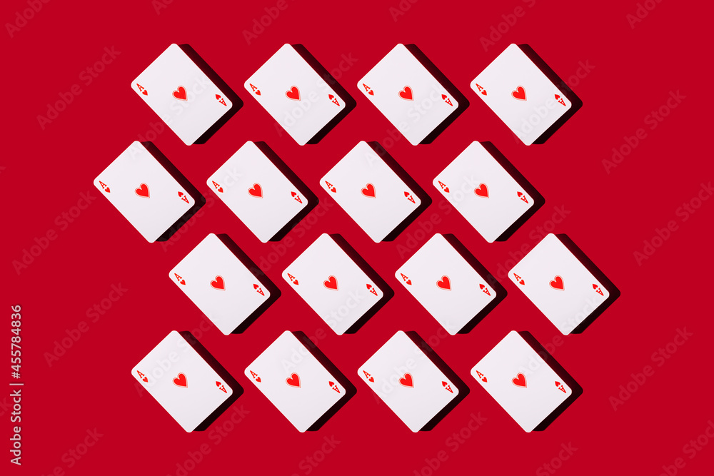 Poker cards pattern Stock Photo | Adobe Stock
