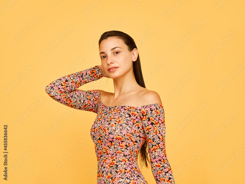horizontal colorful portrait Stock Photo | Adobe Stock