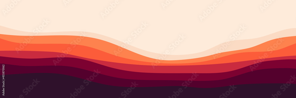 landscape mountain scenery vector illustration for pattern background ...