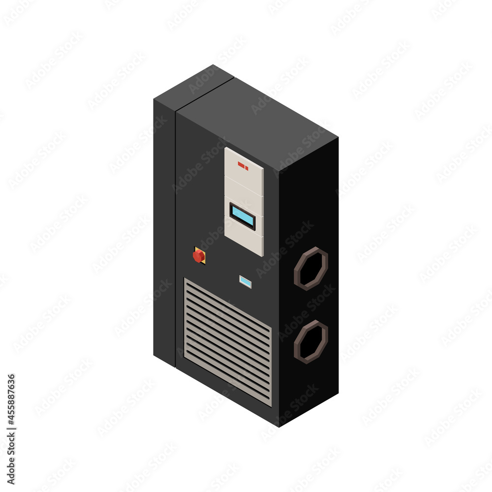 Isometric Power Supply Stock Vector | Adobe Stock