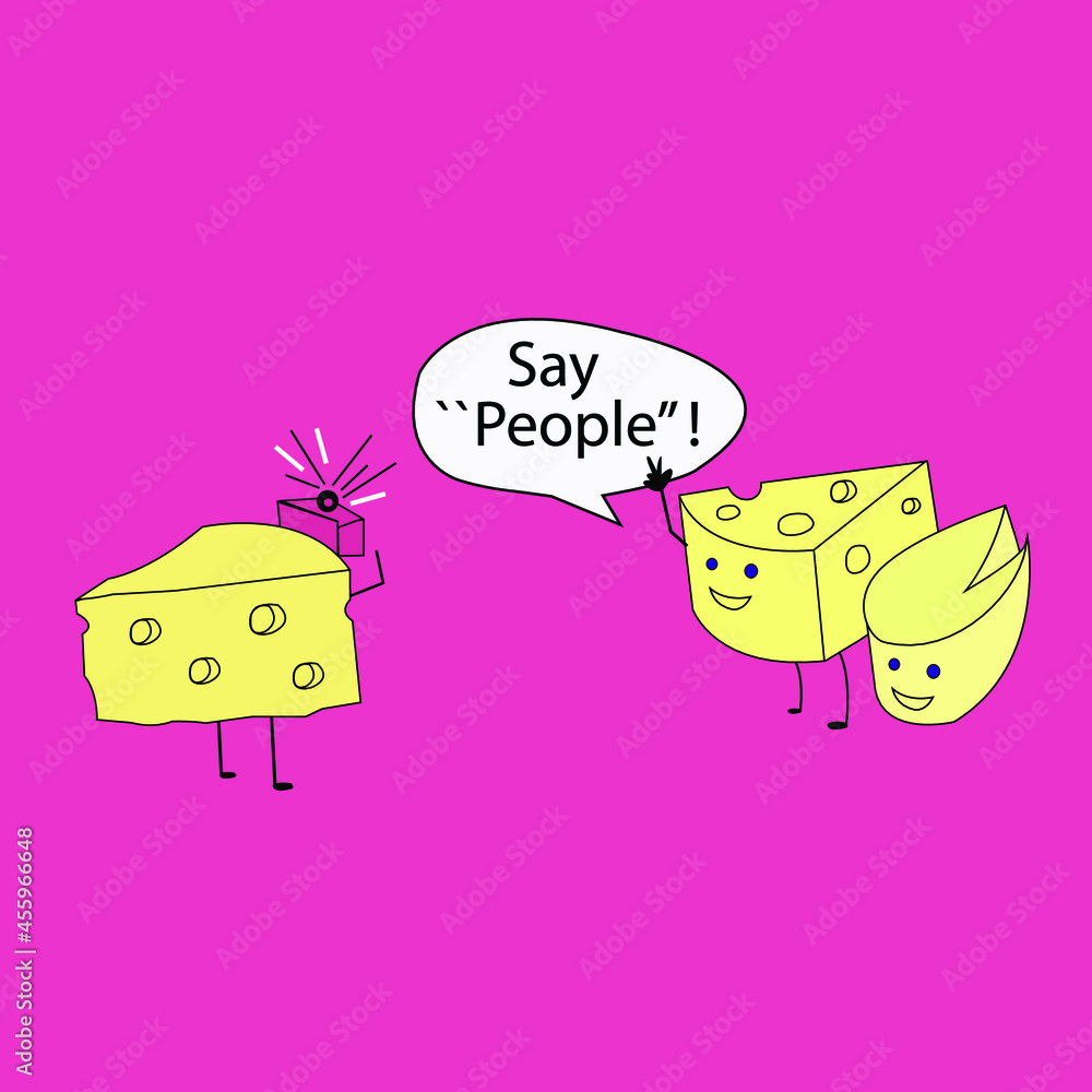 When Cheese goes to photoshoot So they Say People instead of saying ...