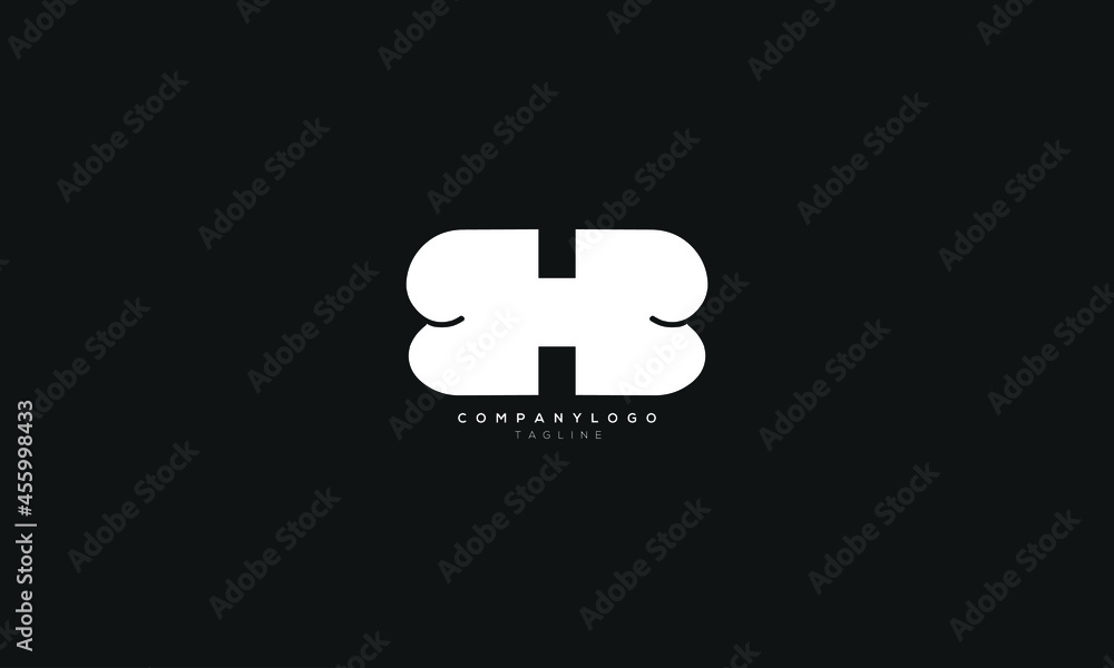 BHB, BBH, HBB, Abstract initial monogram letter alphabet logo design ...