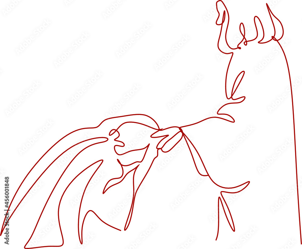 jesus christ line art vector Stock Vector | Adobe Stock