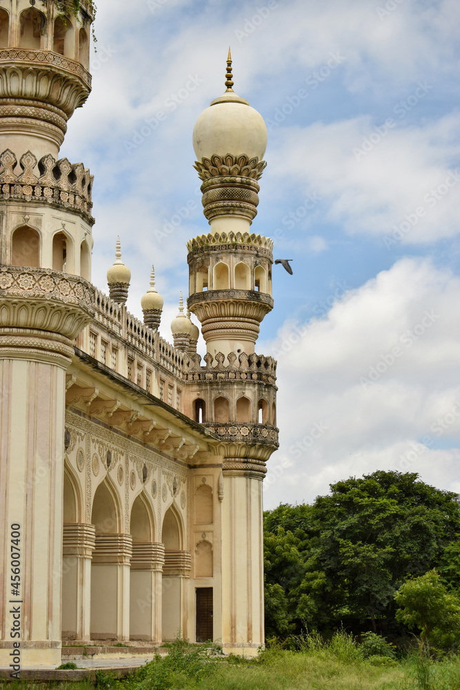 Old Islamic Architectural art of Minaret at old Ruined Mosque/Masjid ...