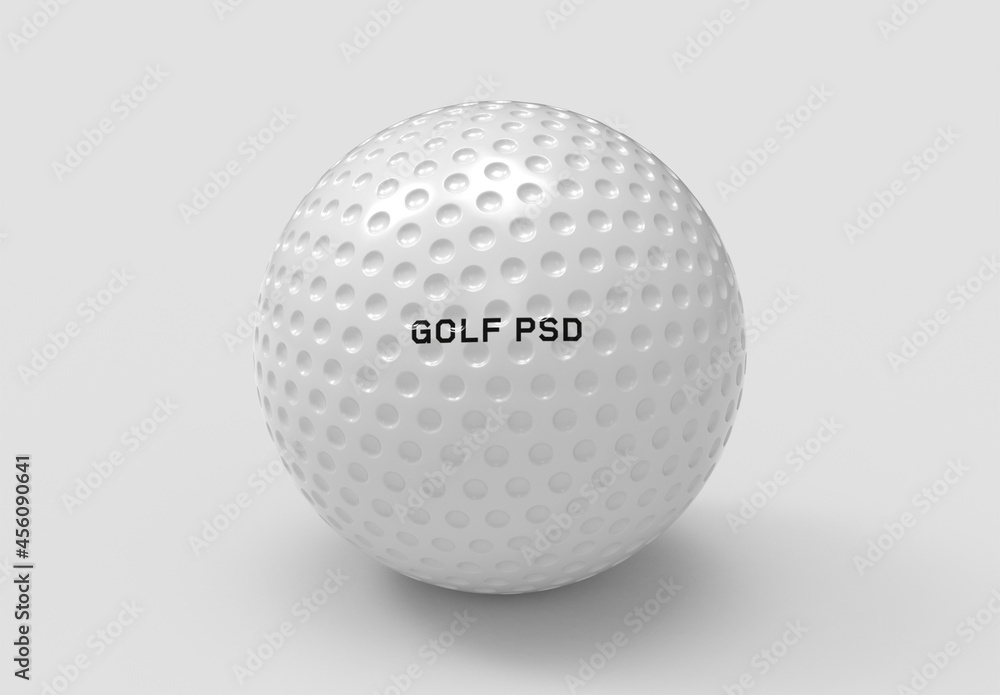 Golf Ball Mockup Stock Template | Adobe Stock
