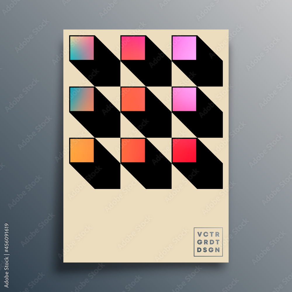 Gradient colorful design for wallpaper, poster, flyer, brochure cover ...