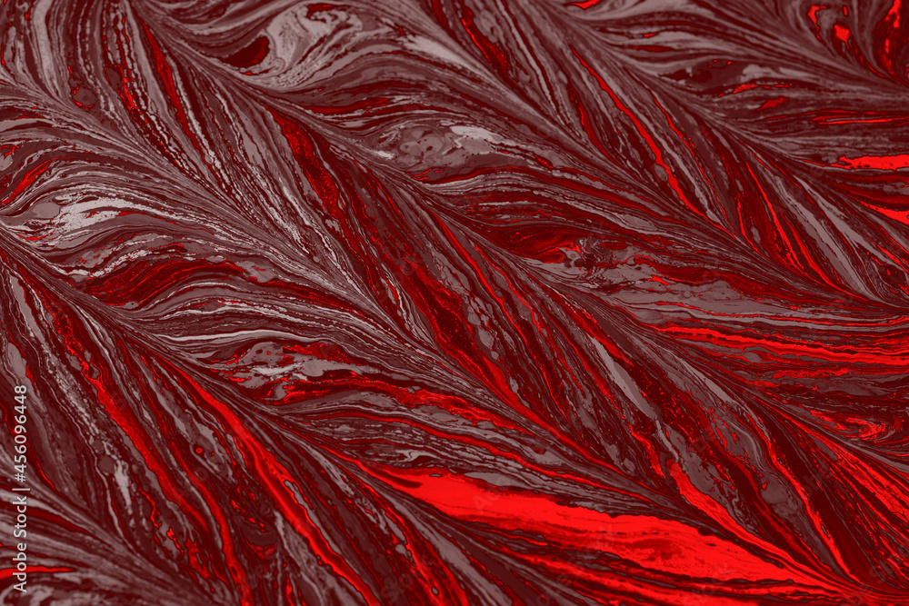 Illustration of a mixture of colors and different shapes on a texture ...