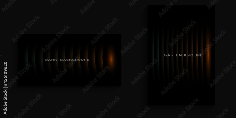 dark background with gradient light Stock Vector | Adobe Stock