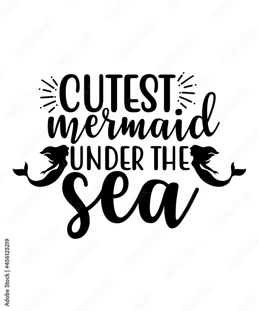 Vetor Do Stock Mermaid Svg Bundle Mermaid Tail Mermaid Party Mermaid