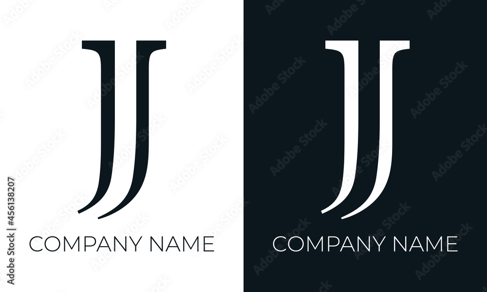 Initial letter j logo vector design template. Creative modern trendy j ...