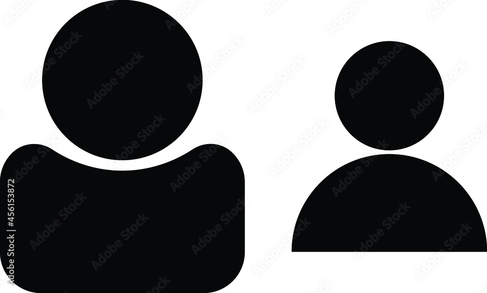 Personnel change line icon. People in round cycle symbol. Human ...