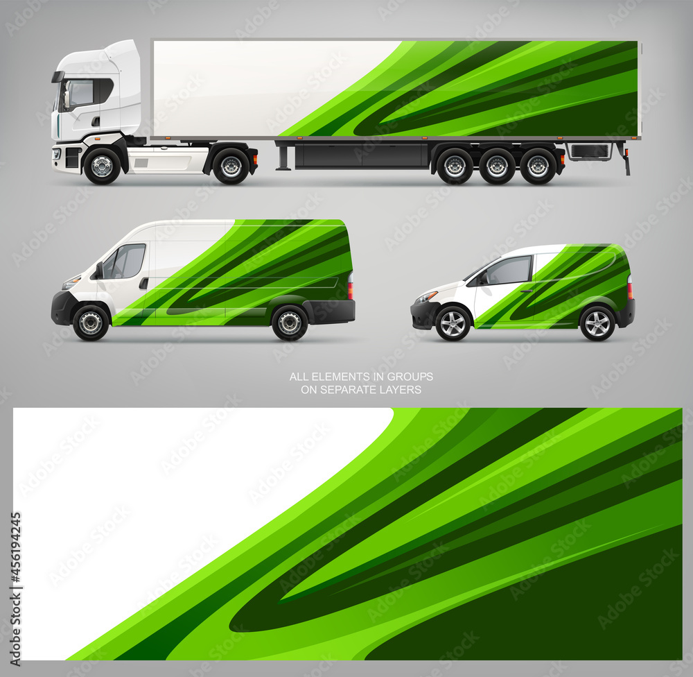Green Trailer Graphics
