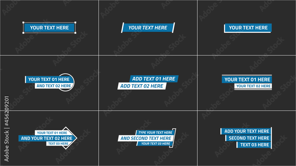 Clean Layered Titles Stock Template | Adobe Stock