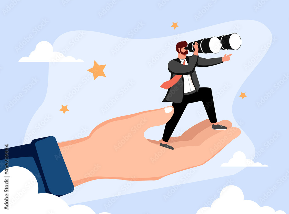 Vision to see opportunity, support or empowerment for career ...