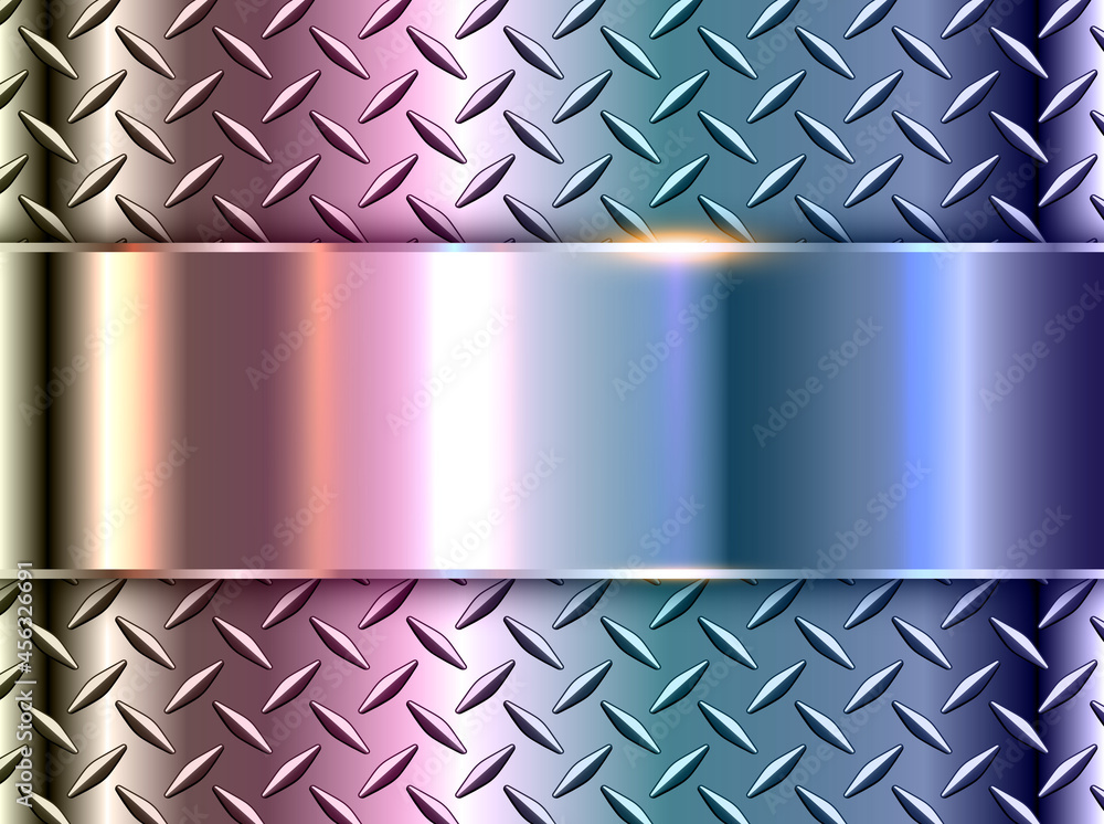 Vetor de Silver polished steel texture background, shiny chrome ... Vetor de Silver polished steel texture background, shiny chrome ...