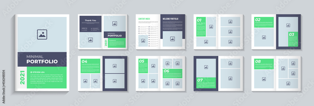 Product Catalog Design Template Layout, Minimal product brochure ...