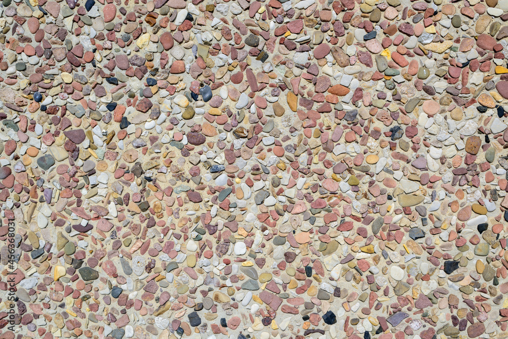 Texture of exposed Aggregate washed Concrete Stock Photo | Adobe Stock
