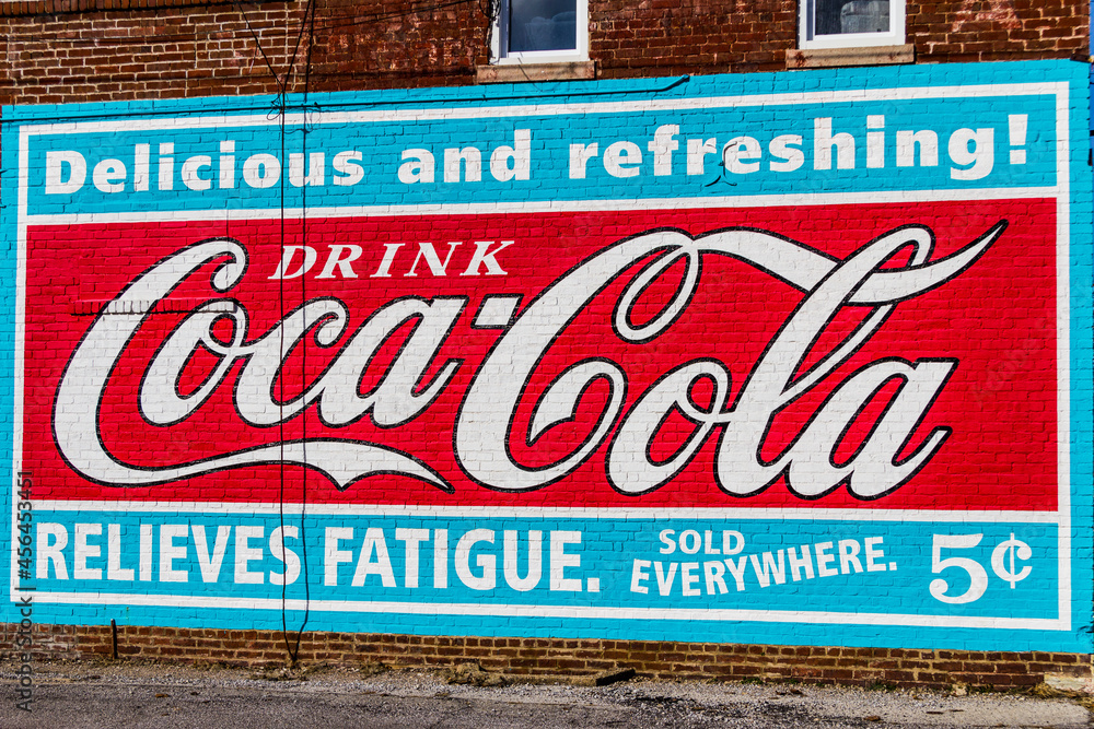 eproduction of a Classic Coca Cola Advertisement. Coke was introduced ...