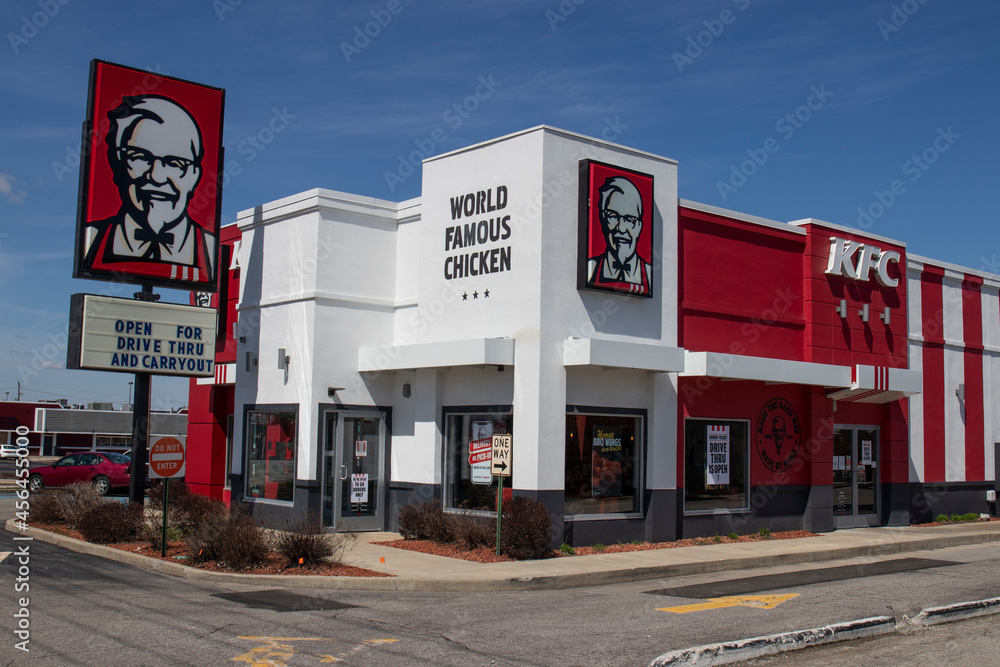 KFC Fast Food Chicken location. Kentucky Fried Chicken is a subsidiary ...