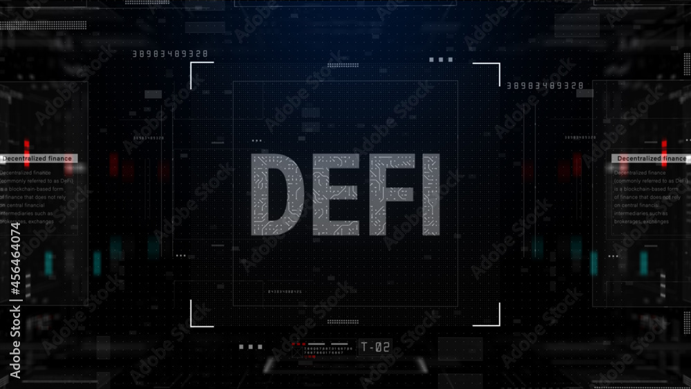 DEFI Decentralized finance is a blockchain-based form of finance not ...