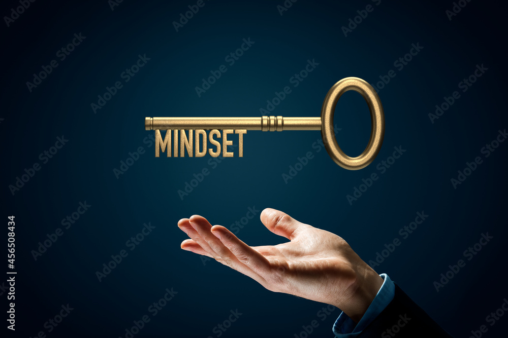 Key to change mindset motivation concept Stock Photo | Adobe Stock