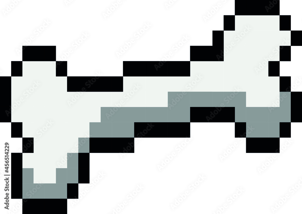 dog food Pixel Art isolated on white Background. Vector Illustration ...