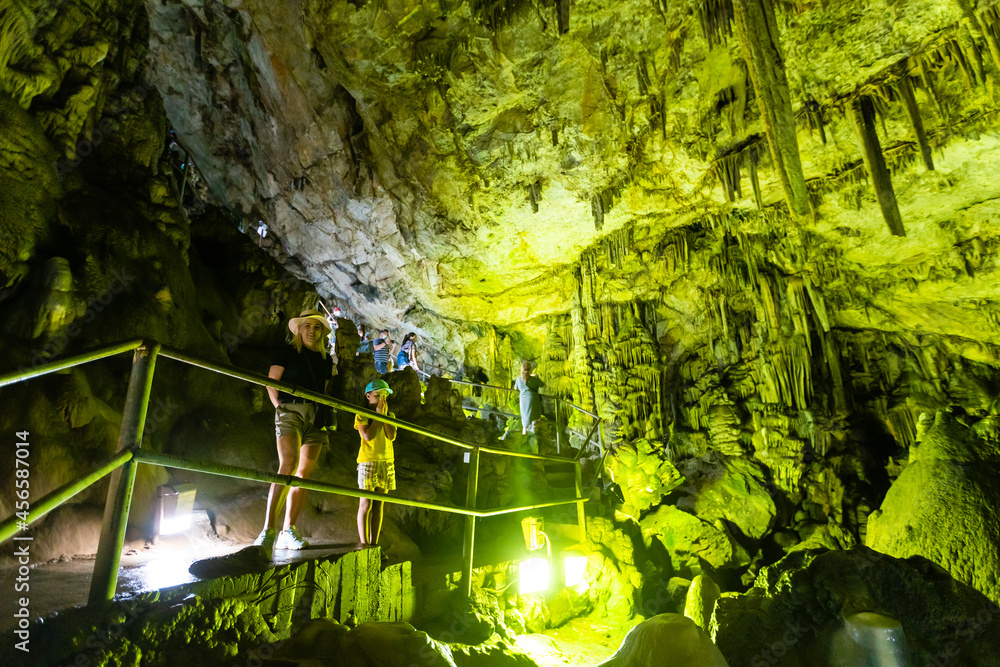 Ancient Minoan sacred Psychro cave where god Zeus was born. crete ...