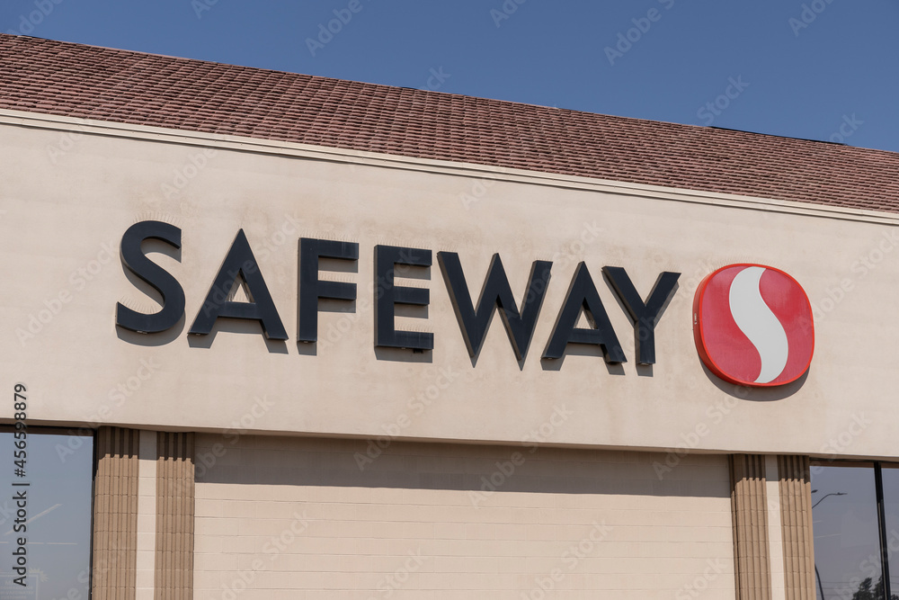Safeway grocery store. Safeway supermarkets are a subsidiary of ...