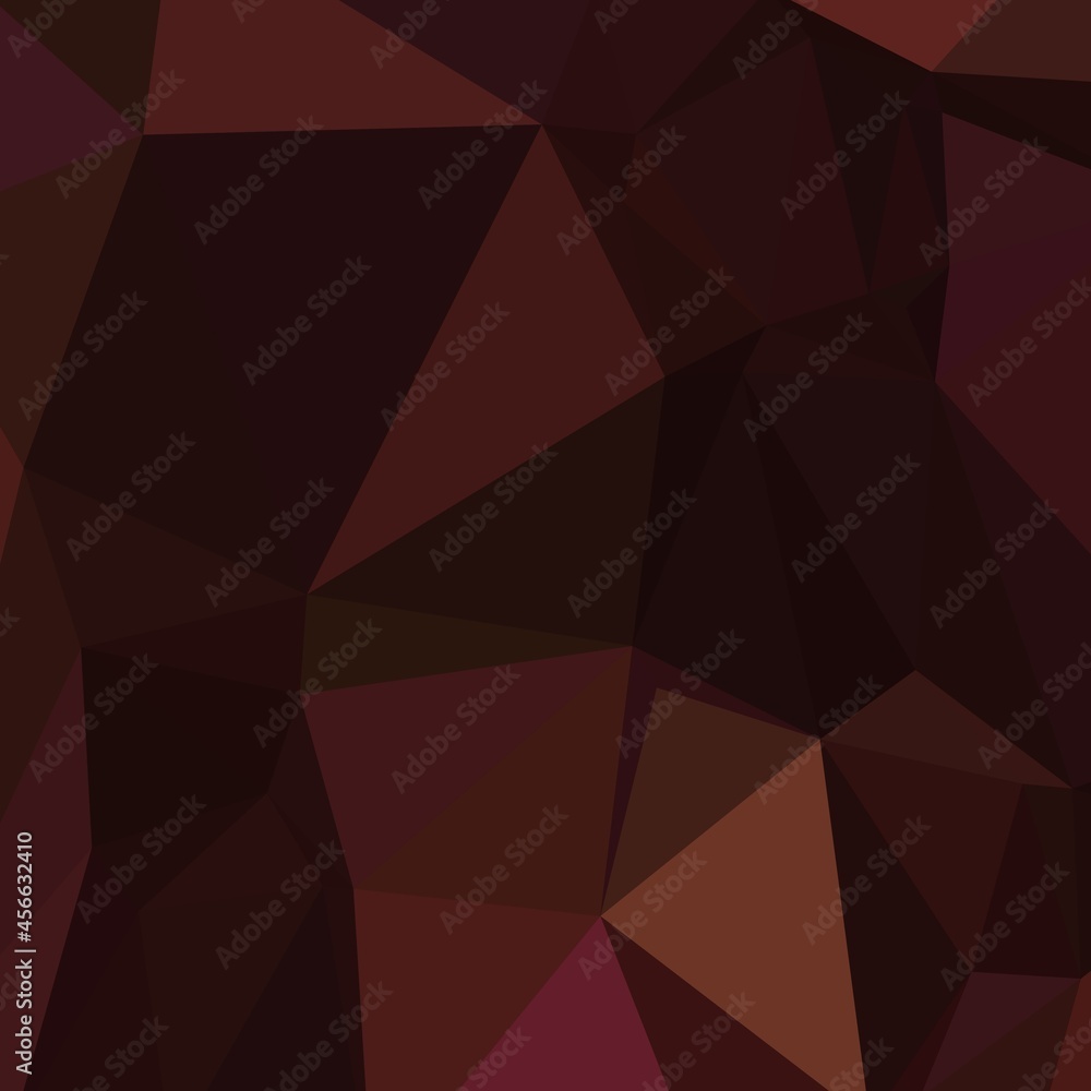 Abstract square sized low poly geometric background, seamless square ...