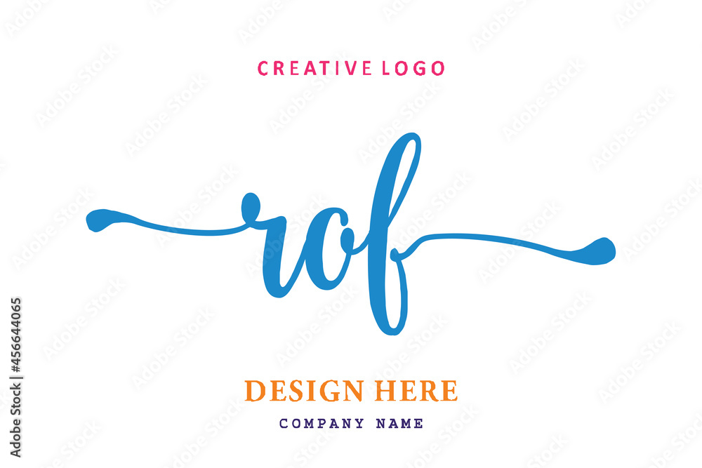 ROF lettering logo is simple, easy to understand and authoritative ...