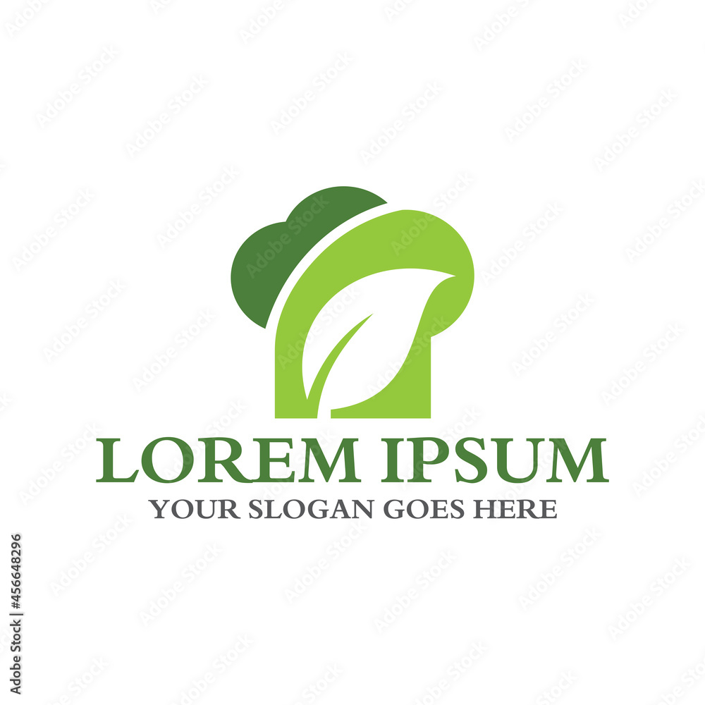 nature food logo , restaurant logo Stock Vector | Adobe Stock