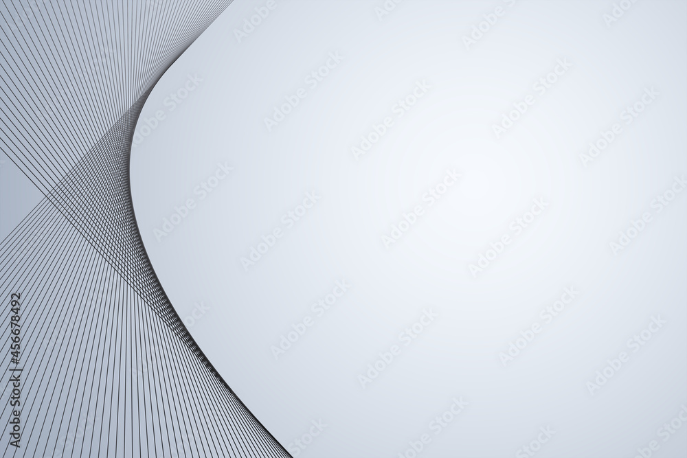 Creative white background with mock up place. Landing page concept. 3D ...