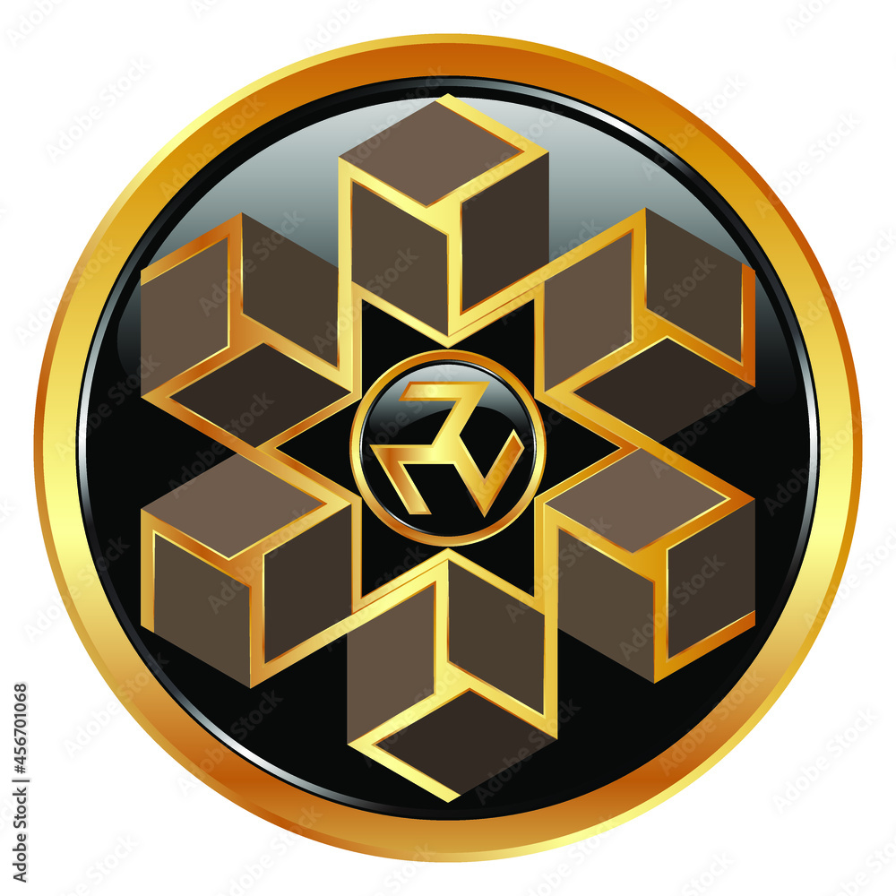 Vecteur Stock Sacred Geometry. Antahkarana A Powerful Healing symbol used in Reiki, Hypnotherapy ...