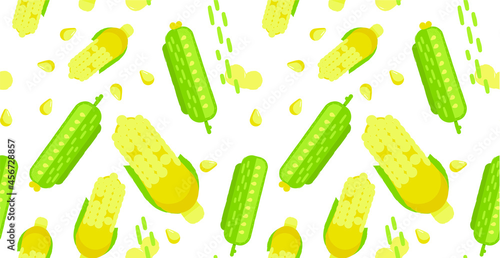 Vetor de Seamless Vector Pattern. Background Isolated Texture of Cute ...