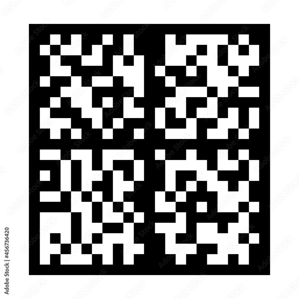 Bar code vector cartoon icon. Vector illustration barcode on white ...