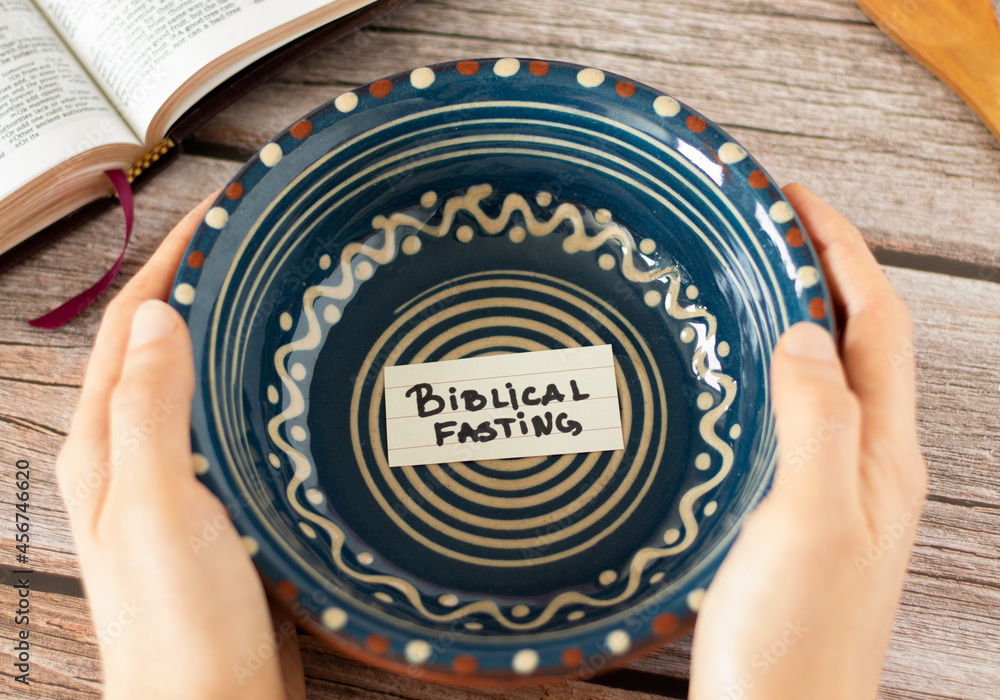 Fasting and prayer to God Jesus Christ biblical concept. Fast for ...