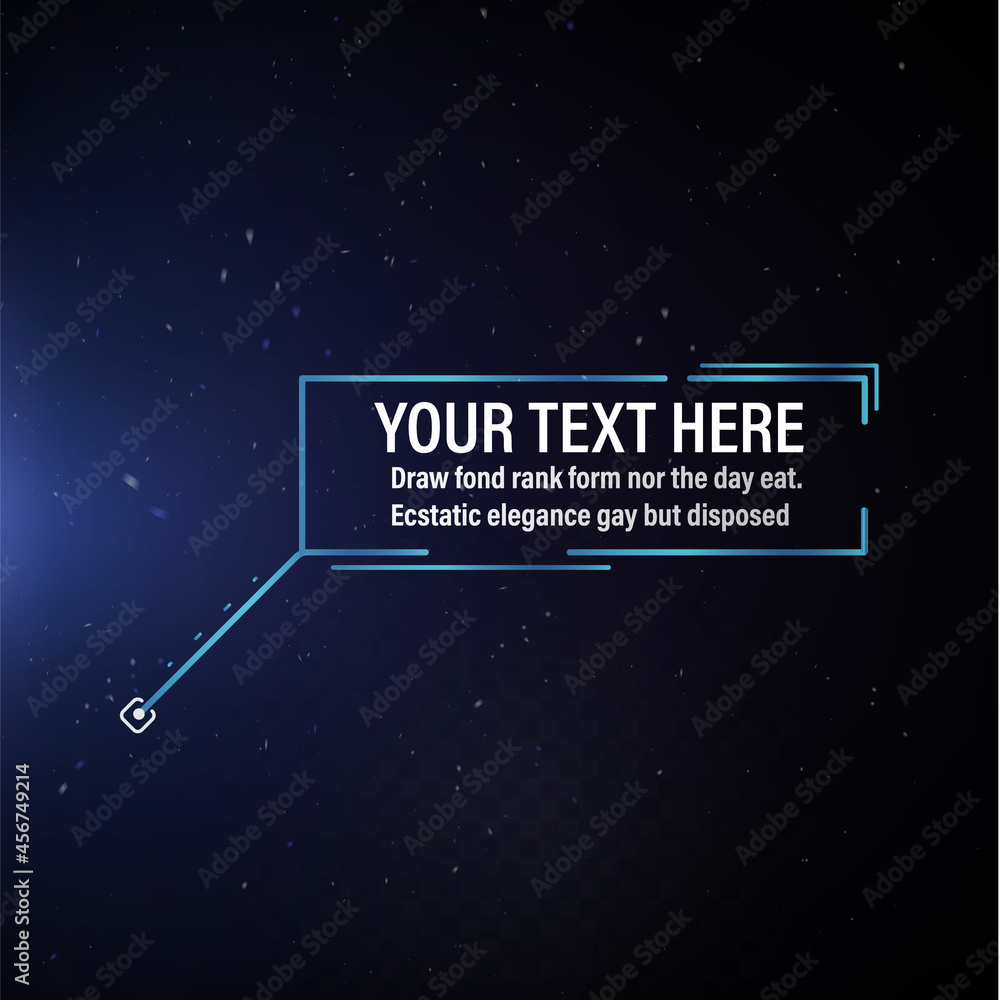 Digital callouts, footnotes. Layout for links and digital information ...