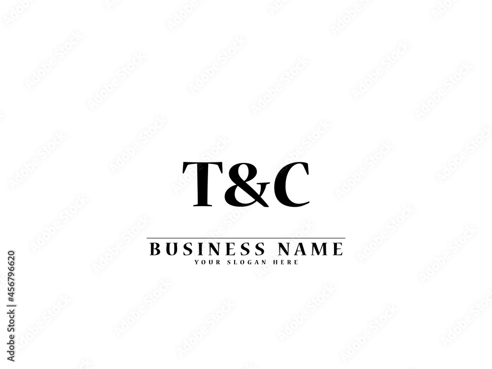 Letter TC Logo, Creative tc t&c Logo Icon Vector Image For Your Simple ...