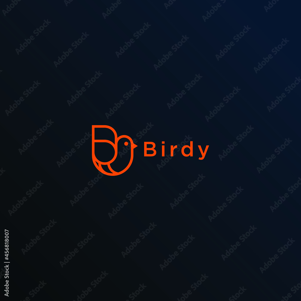 birdy,logo designs, vectors, illustrations, icons, silhouettes, line ...