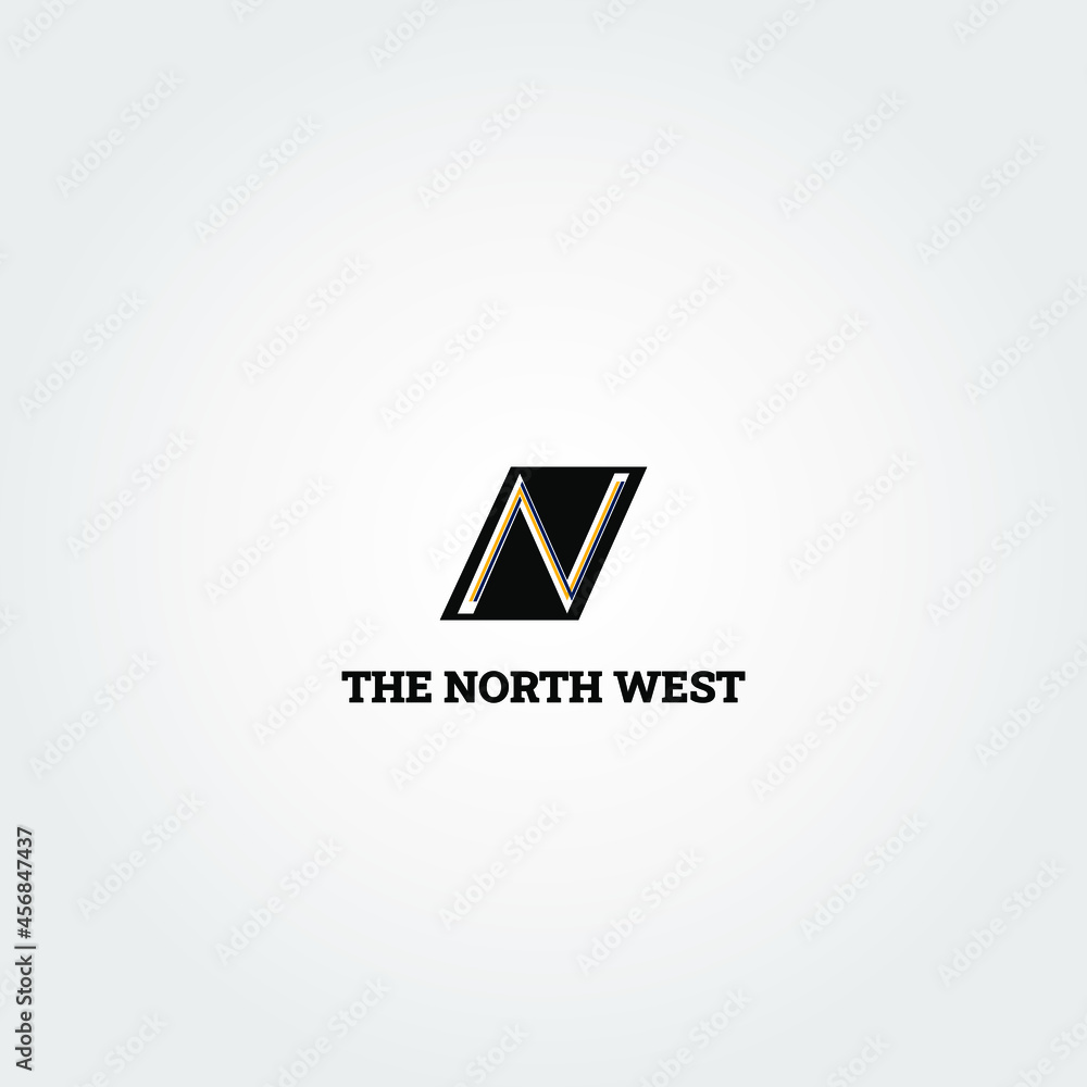 The North West Logo is in a simple letter N and W and wrapped by ...