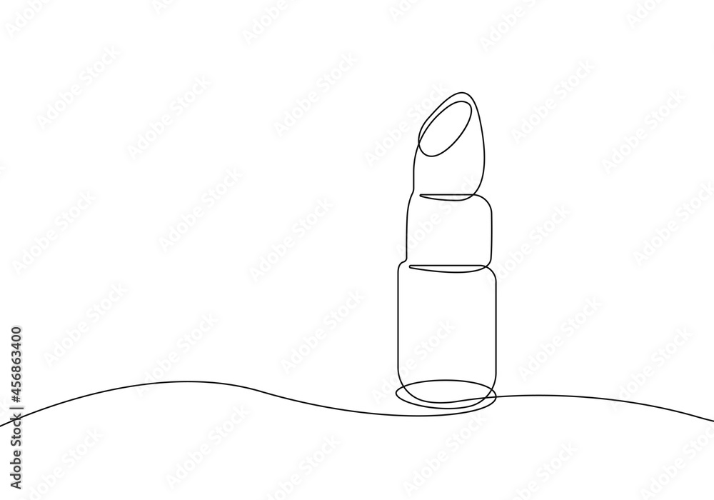 Lipstick Line Drawing