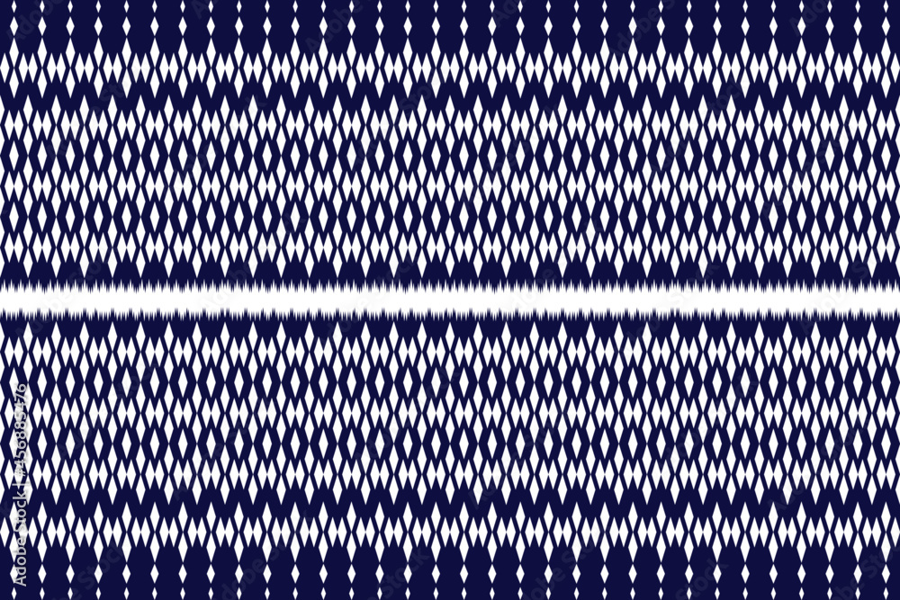 Geometric fabric patterns. Abstract shapes pattern in ethnic style ...